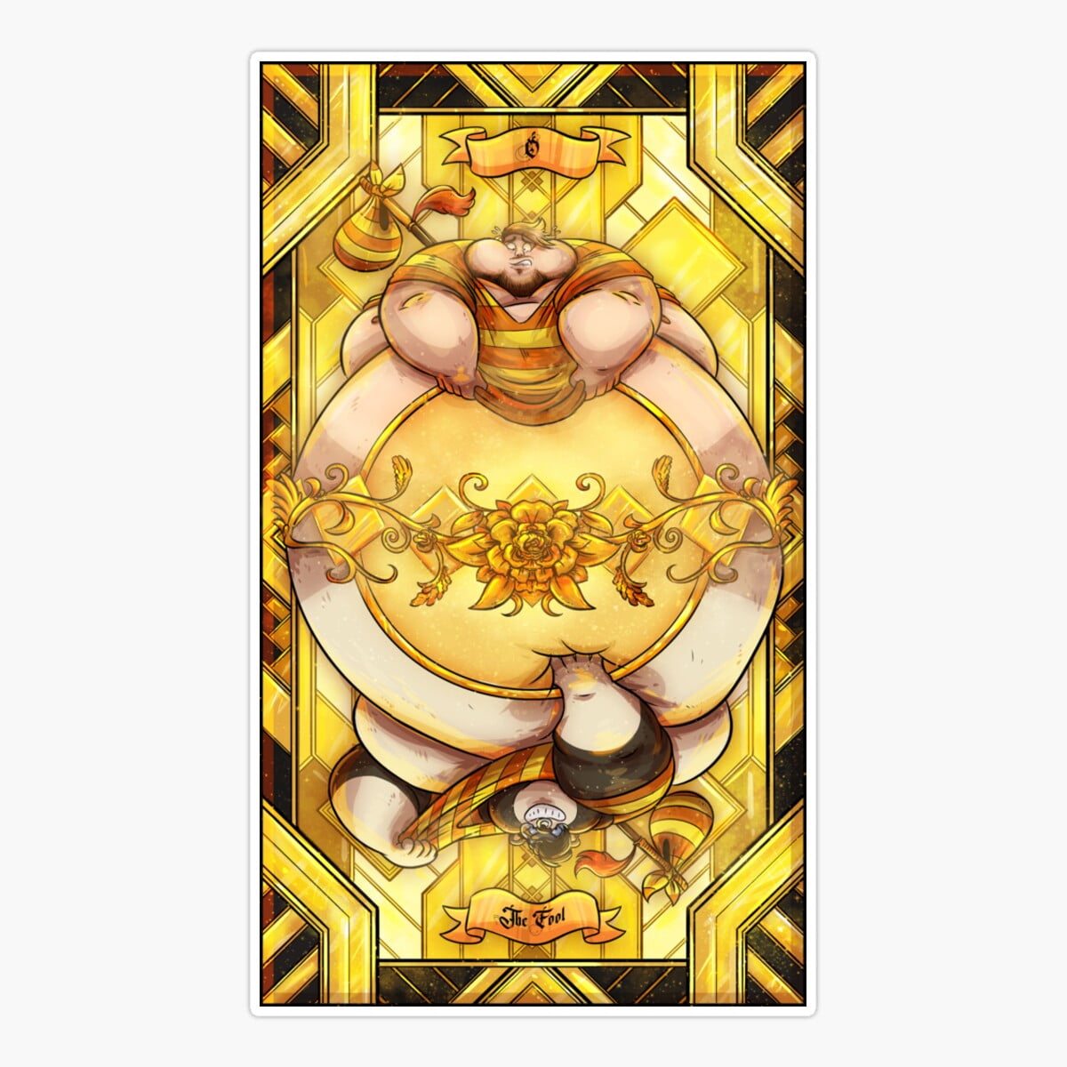 Maneki Glaztek Golden Mor Arcana - 0 - The Ool Er, Phone Decal Water ...