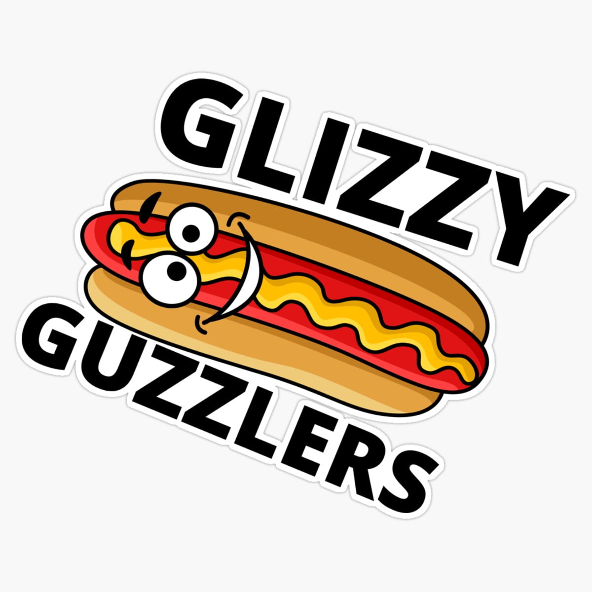 Maneki Glizzy Guzzlers Er, Phone Decal Water Bottle Stickers Car Decals ...