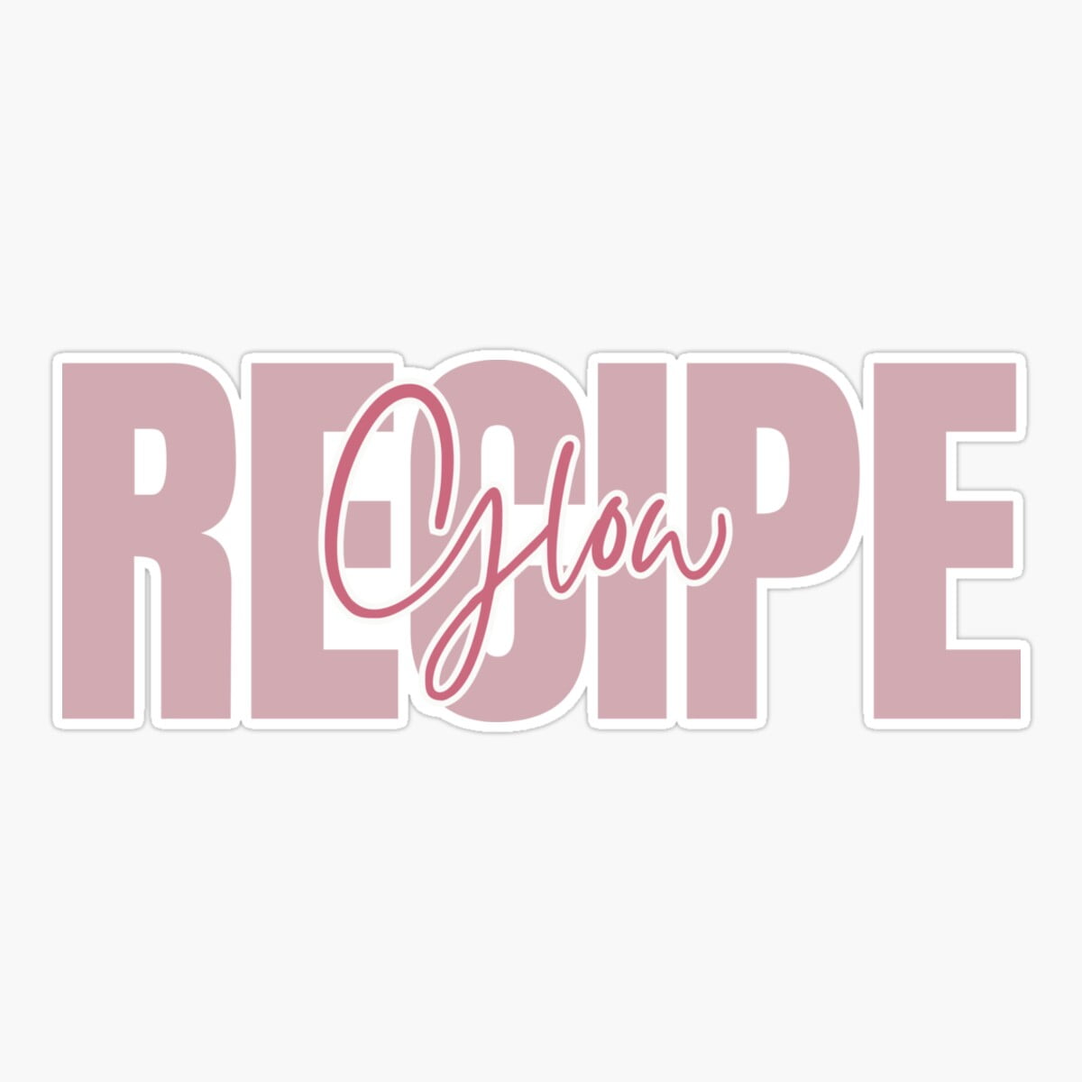 Maneki Glow Recipe Sticker, Phone Decal Water Bottle Stickers Car ...