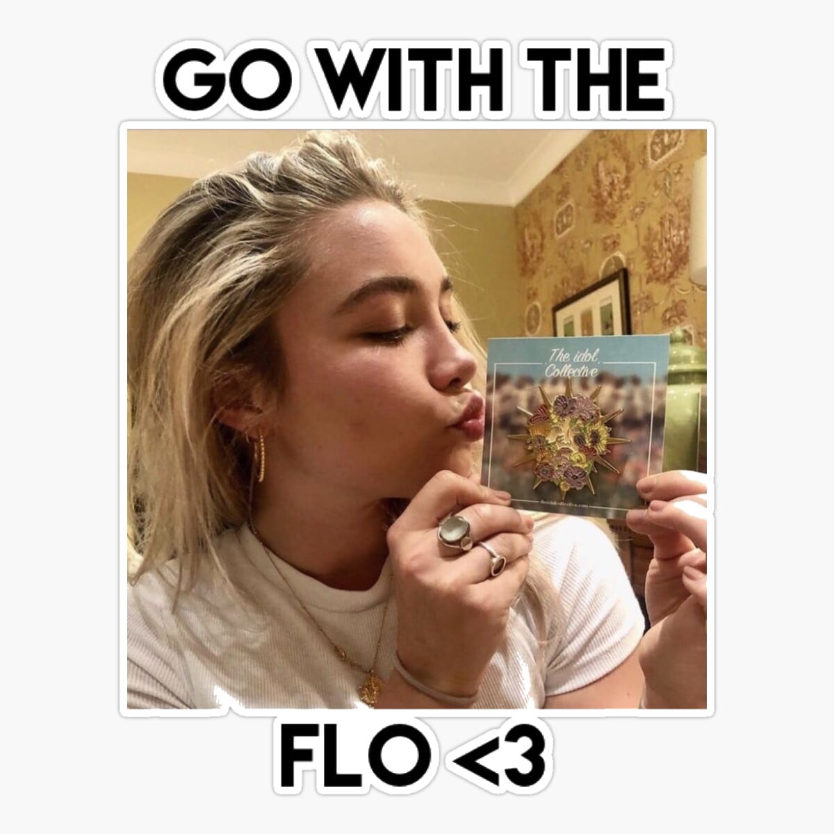 Maneki Go With The Lo Sticker, Phone Decal Water Bottle Stickers Car ...