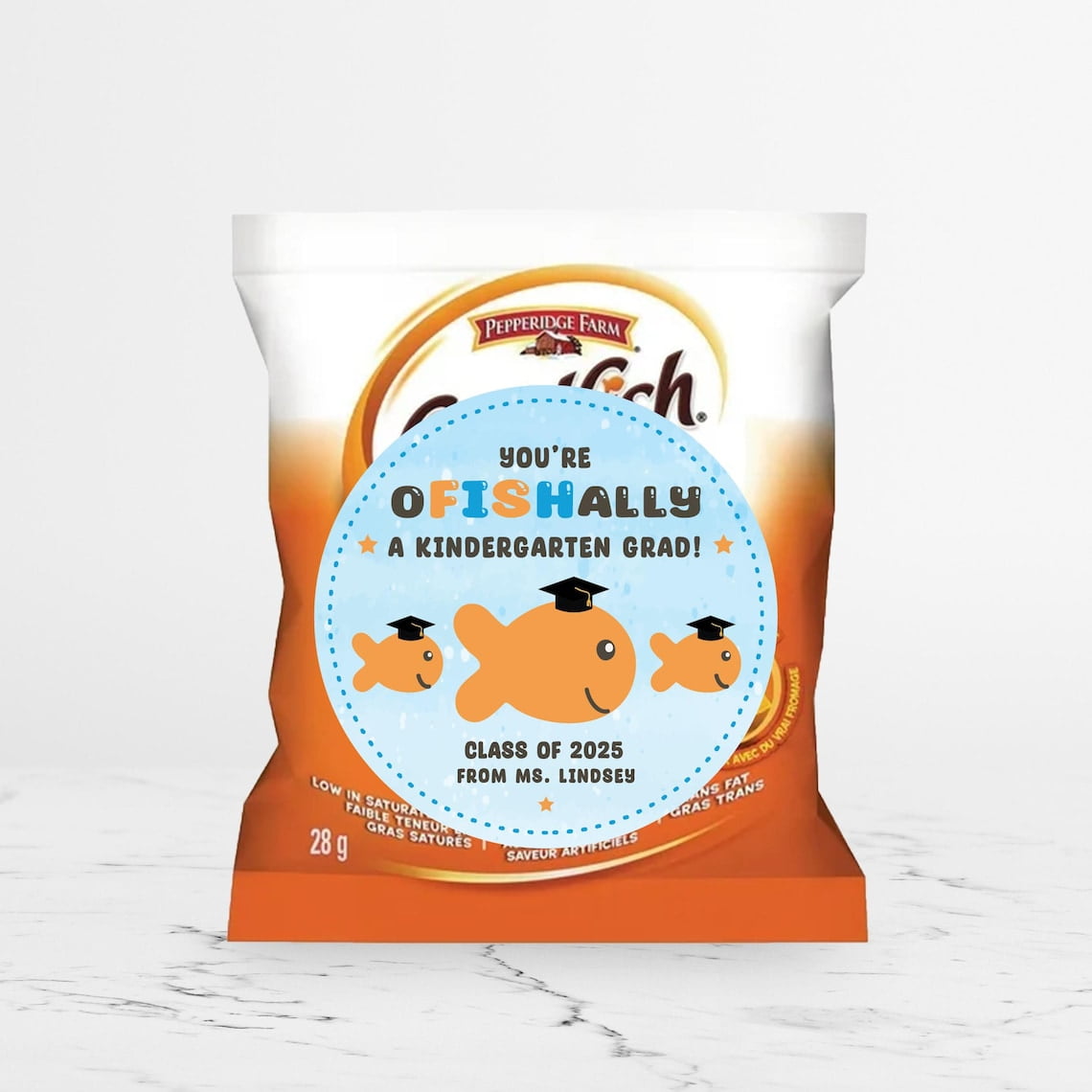 Maneki Goldfish Kindergarten Graduation Party Favors Ers, Fish Crackers ...