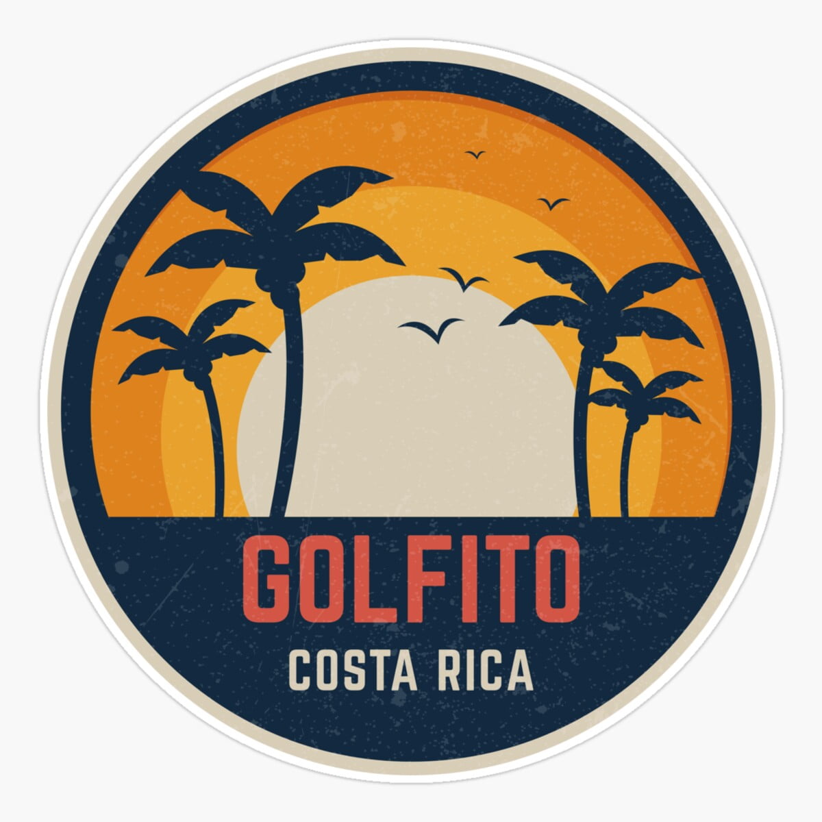 Maneki Golfito Costa Rica Sticker, Phone Decal Water Bottle Stickers ...