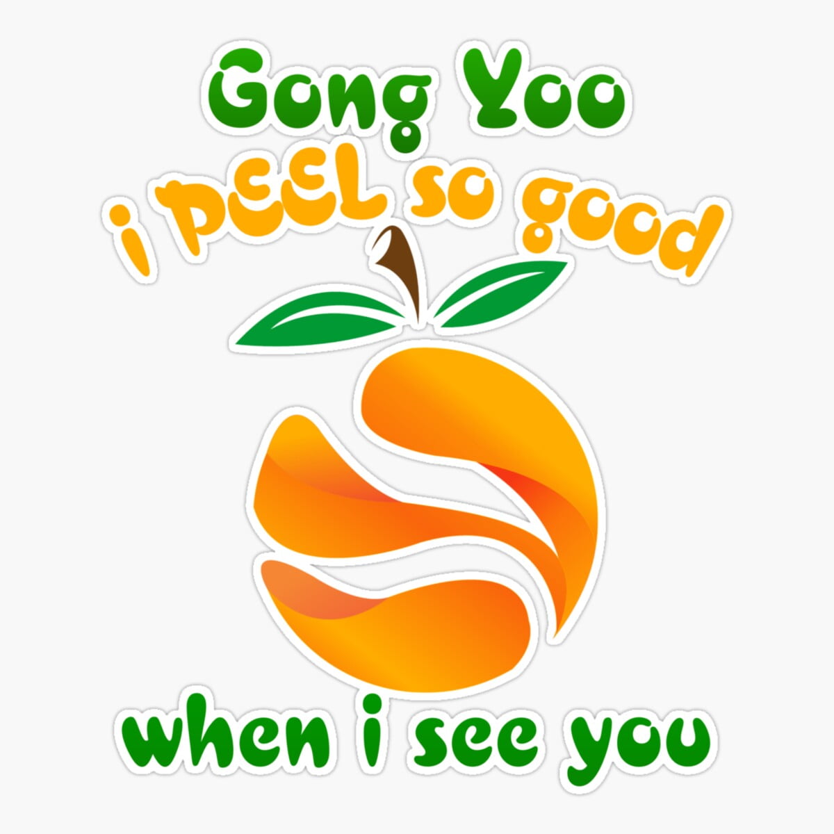 Maneki Gong Yoo,I Peel So Good When I See You Sticker, Phone Decal ...