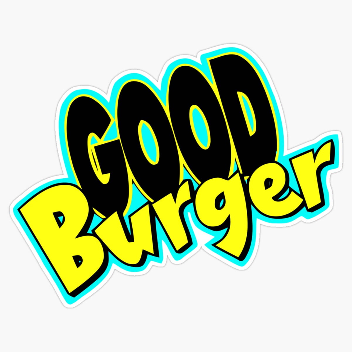 Maneki Good Burger Er, Phone Decal Water Bottle Stickers Car Decals ...