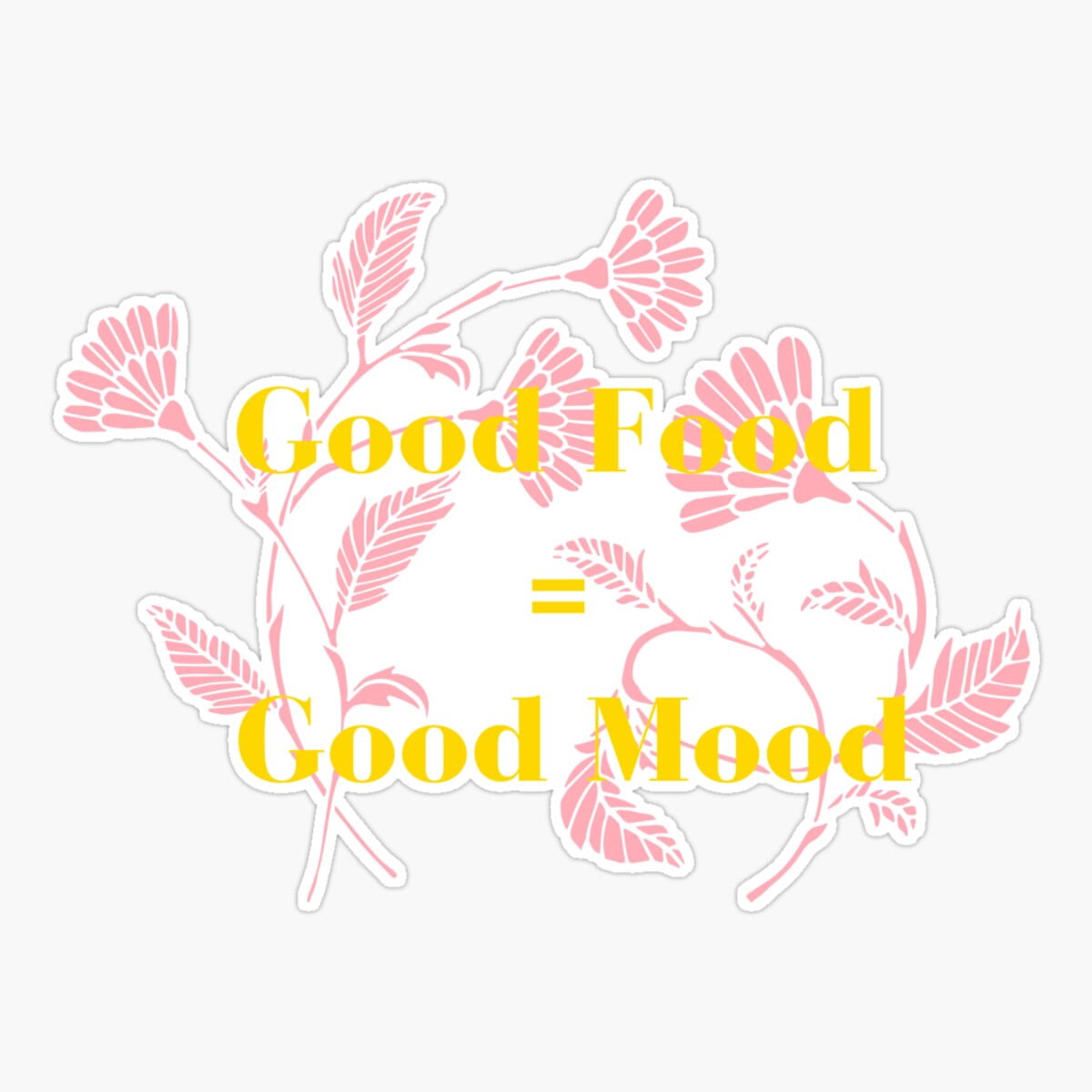 Maneki Good Ood = Good Mood (Dark Theme)( Sticker, Phone Decal Water ...