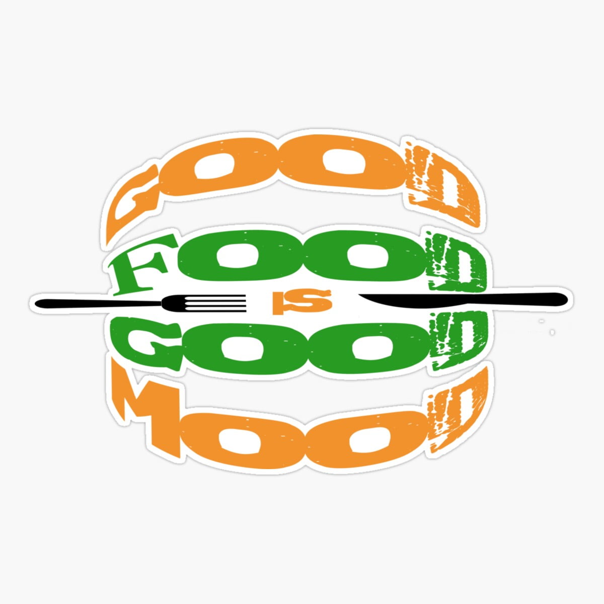 Maneki Good Ood Is Good Mood Sticker, Phone Decal Water Bottle Stickers ...