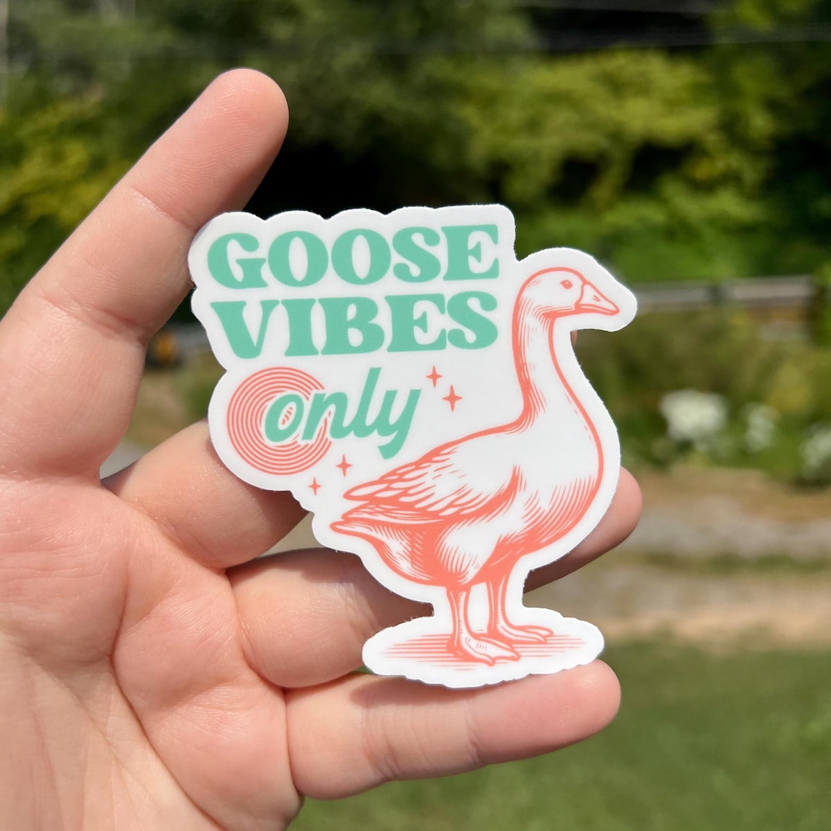 Maneki Goose Vibes Only Sticker, Funny Sticker, Sticker, Funny Gift For ...