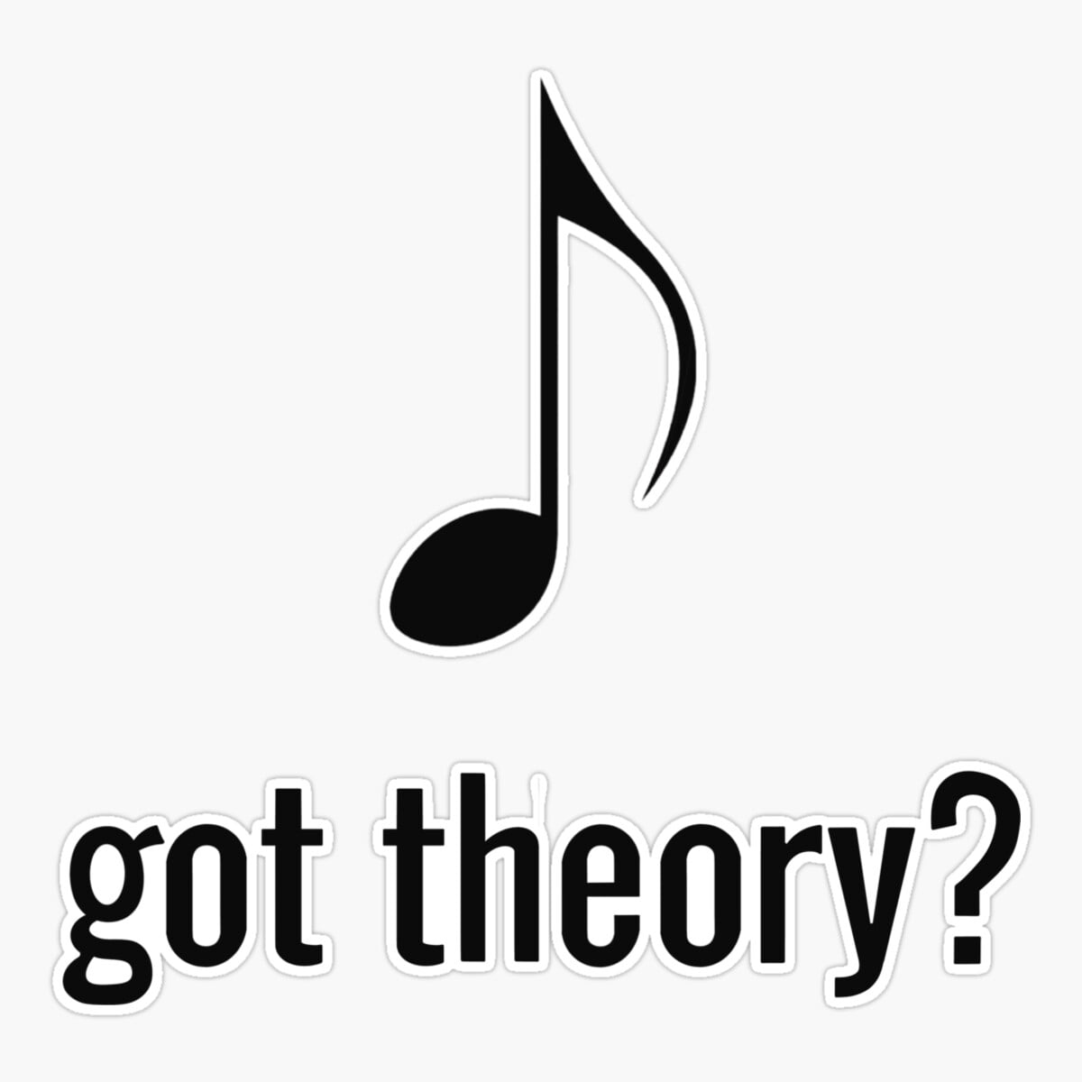 Maneki Got Theory Er, Phone Decal Water Bottle Stickers Car Decals ...