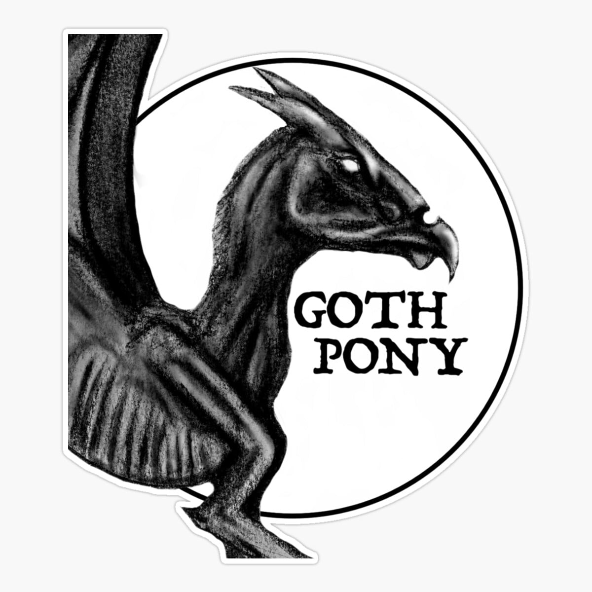 Maneki Goth Pony Er, Phone Decal Water Bottle Stickers Car Decals ...