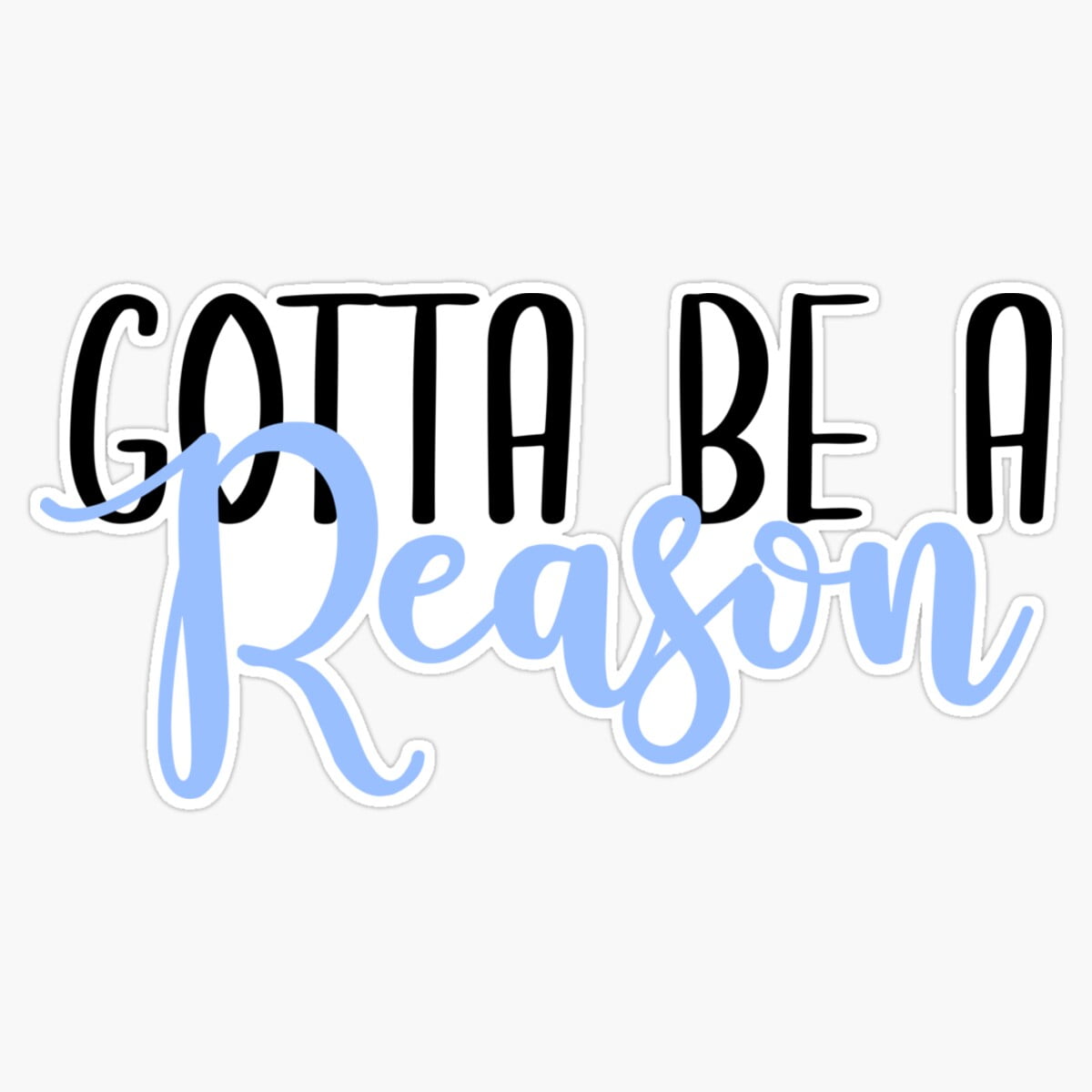 Maneki Gotta Be A Reason - Alec Benjamin Er, Phone Decal Water Bottle ...