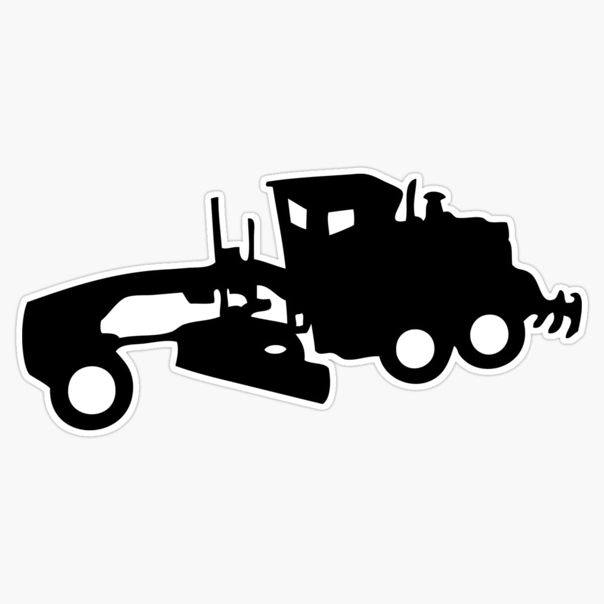 Maneki Grader Grader Er, Phone Decal Water Bottle Stickers Car Decals ...