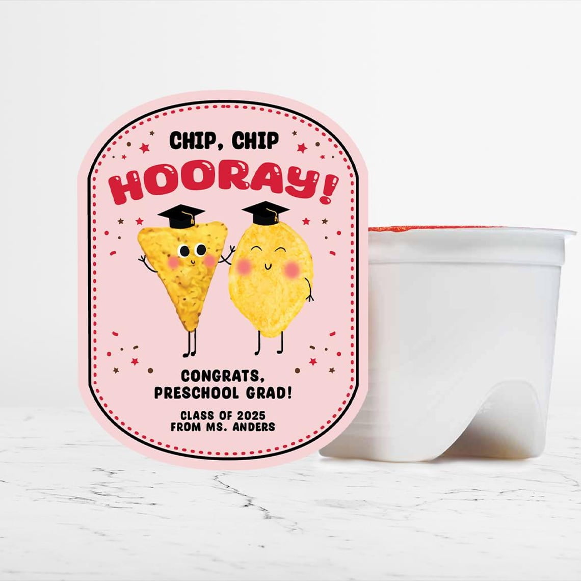 Maneki Graduation Chip Ers, Graduation Party Favor Chip Labels ...