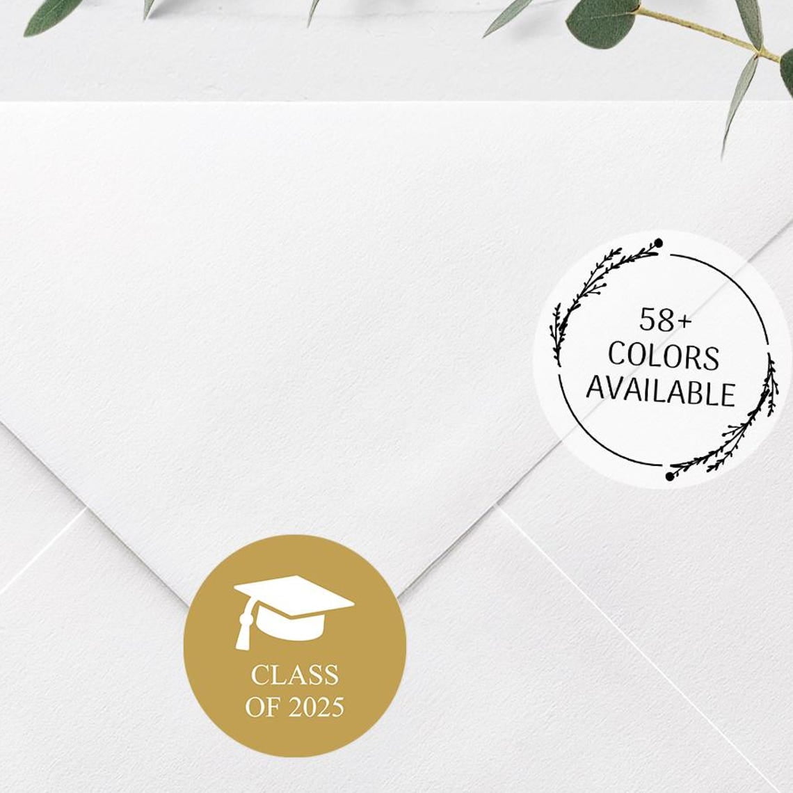 Maneki Graduation Envelope Seals, Round Graduation Ers, Graduation ...