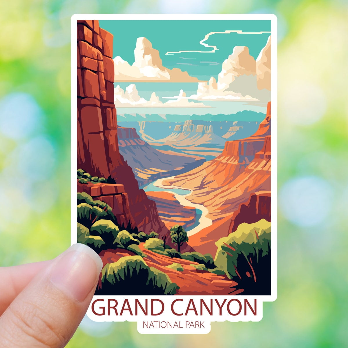 Maneki Grand Canyon Sticker Arizona Sticker Desert Sticker Phoenix ...