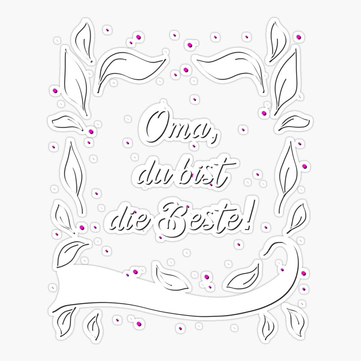 Maneki Grandma You Are The Best Saying Er, Phone Decal Water Bottle Stickers Car Decals, Funny ...