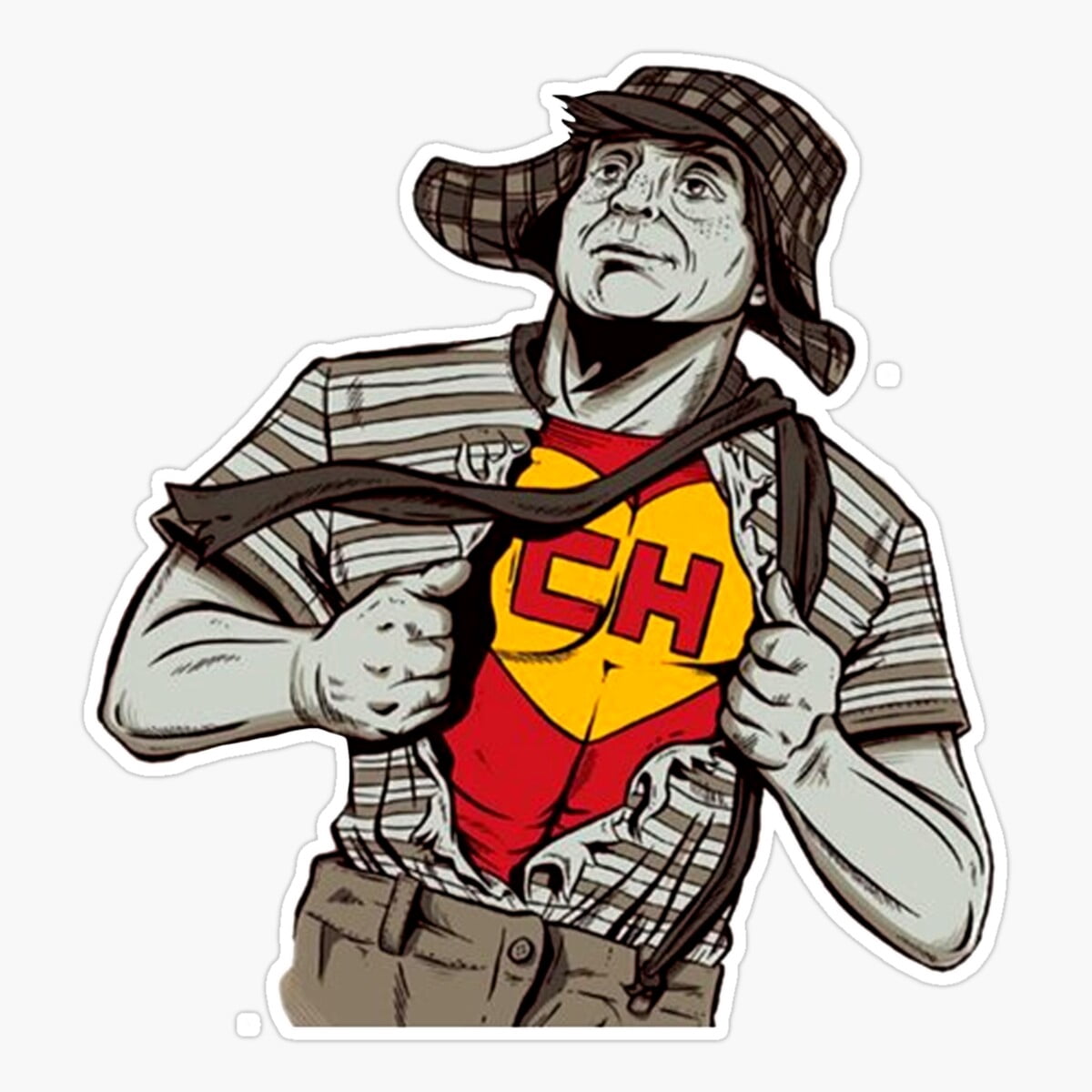 Maneki Graphic El Chavo Del Ocho Sitcom Character Art Sticker, Phone ...