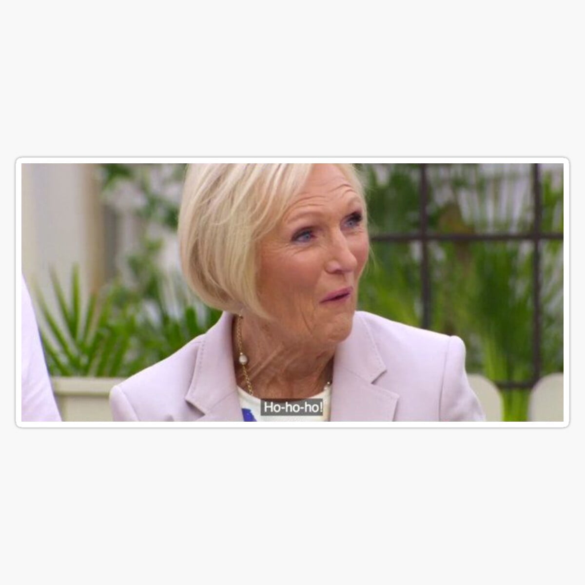 Maneki Great British Bake Off Funny Mary Berry Ho-Ho-Ho Er, Phone Decal ...