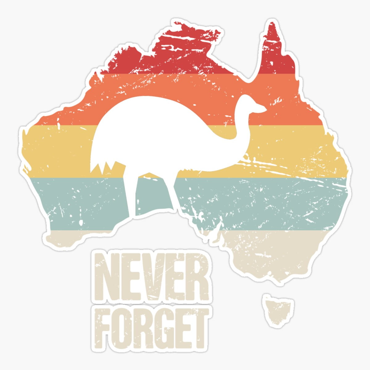 Maneki Great Emu War - Funny World History - Retro Er, Phone Decal ...