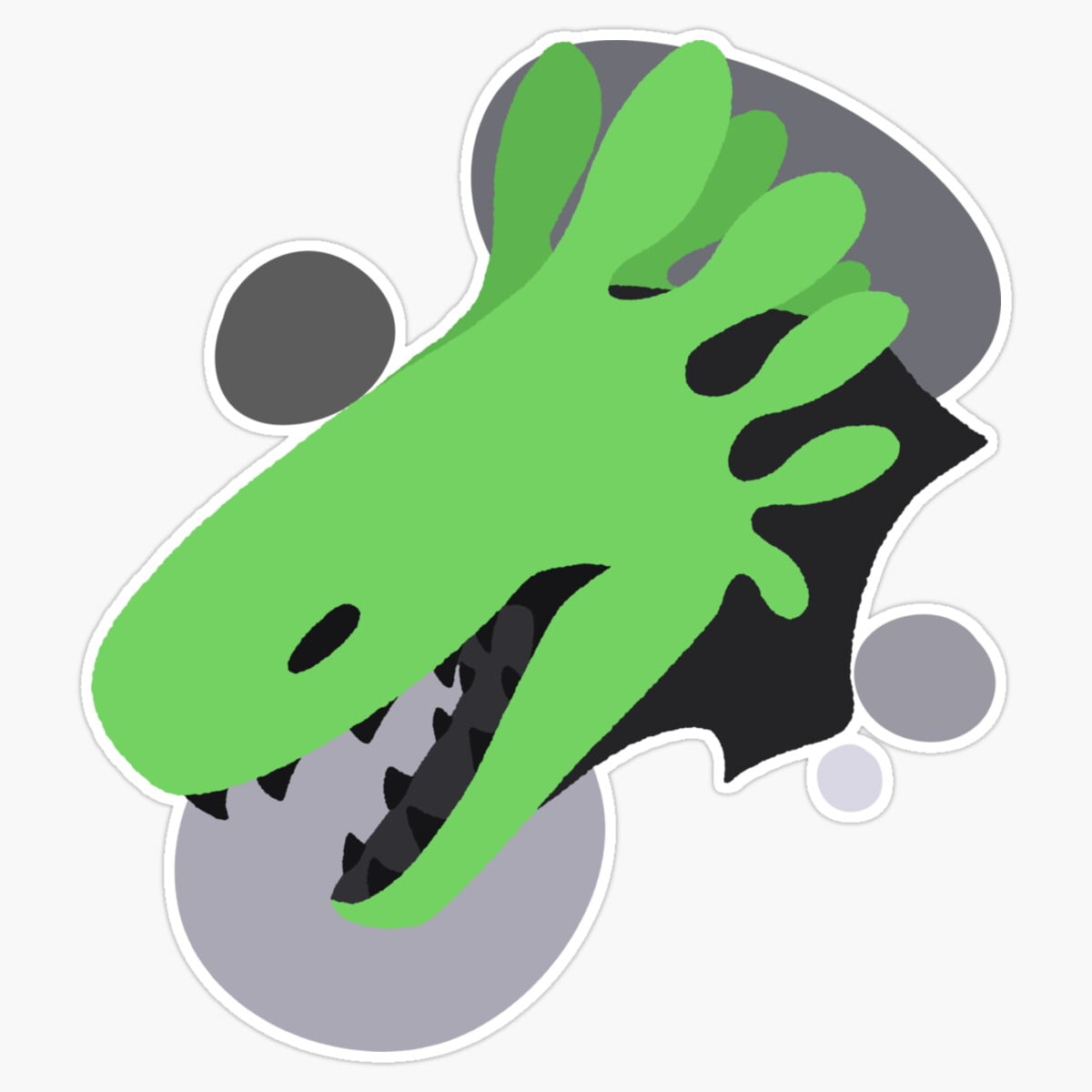 Maneki Green Lizard Er, Phone Decal Water Bottle Stickers Car Decals ...