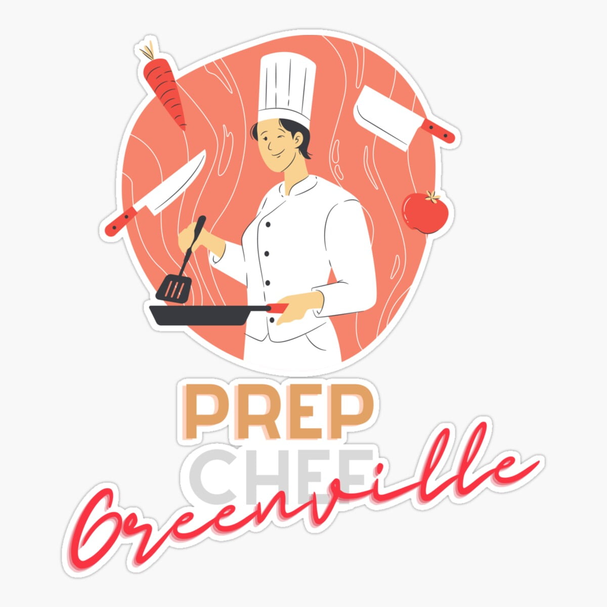 Maneki Greenville Prep Che Sticker, Phone Decal Water Bottle Stickers ...