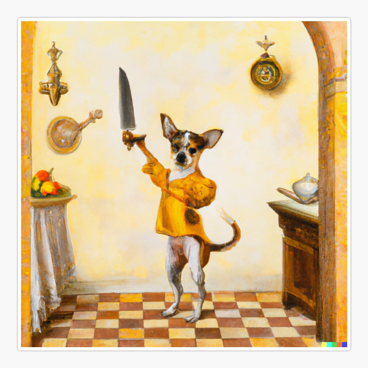 Maneki Guardian Dog Sticker, Phone Decal Water Bottle Stickers Car ...