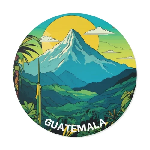 Maneki Guatemala Central America Sticker – Waterproof Travel Decal For ...