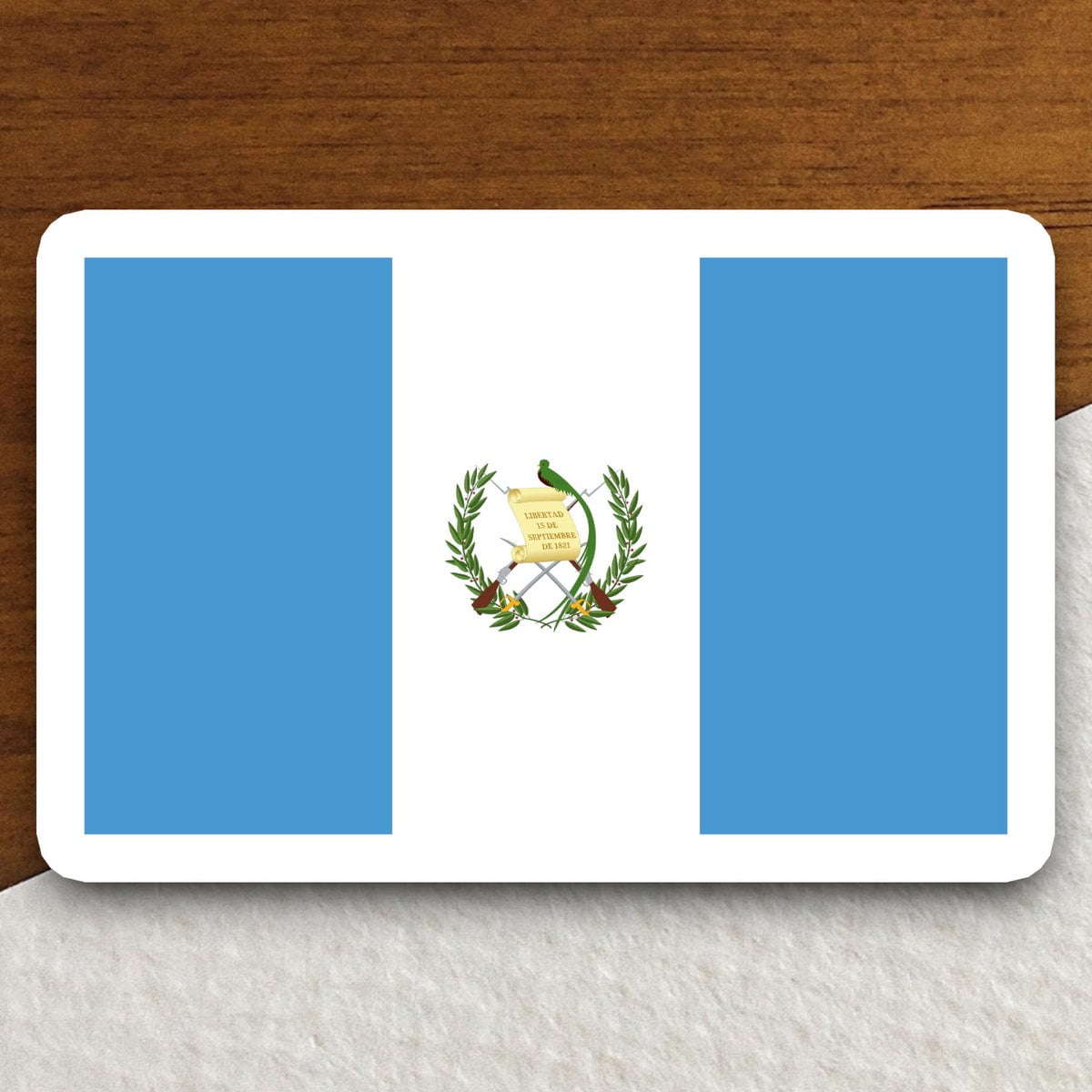 Maneki Guatemala Country Flag Sticker, International Country Sticker ...
