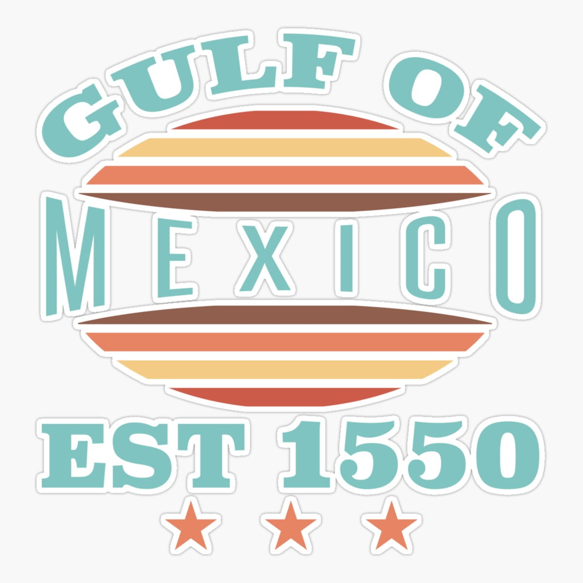 Maneki Gul O Mexico Est. 1550 Sticker, Phone Decal Water Bottle ...