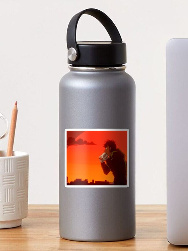 Maneki Hajime No Ippo Sunset Sticker, Phone Decal Water Bottle Stickers ...