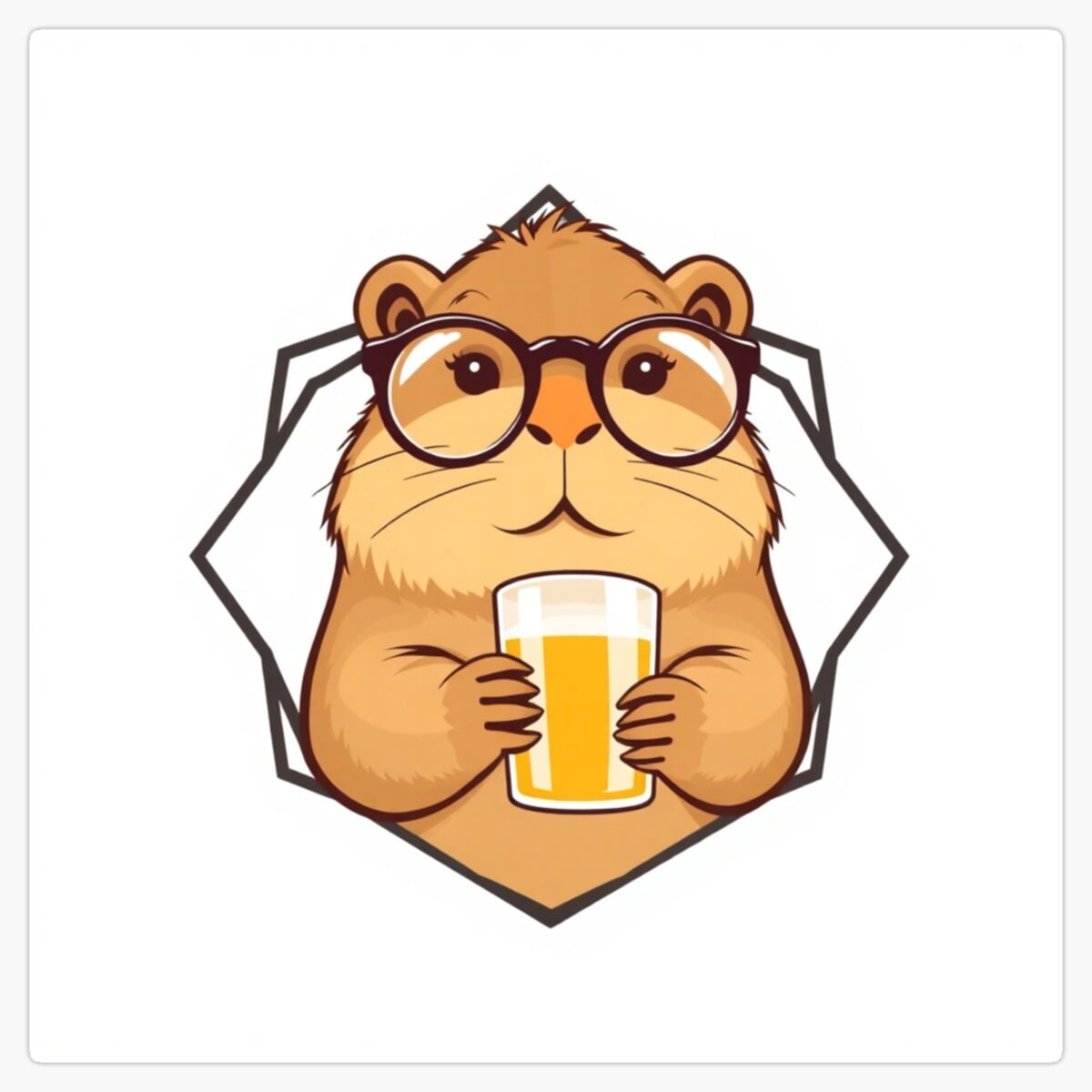 Maneki Hamster Juice Er, Phone Decal Water Bottle Stickers Car Decals ...