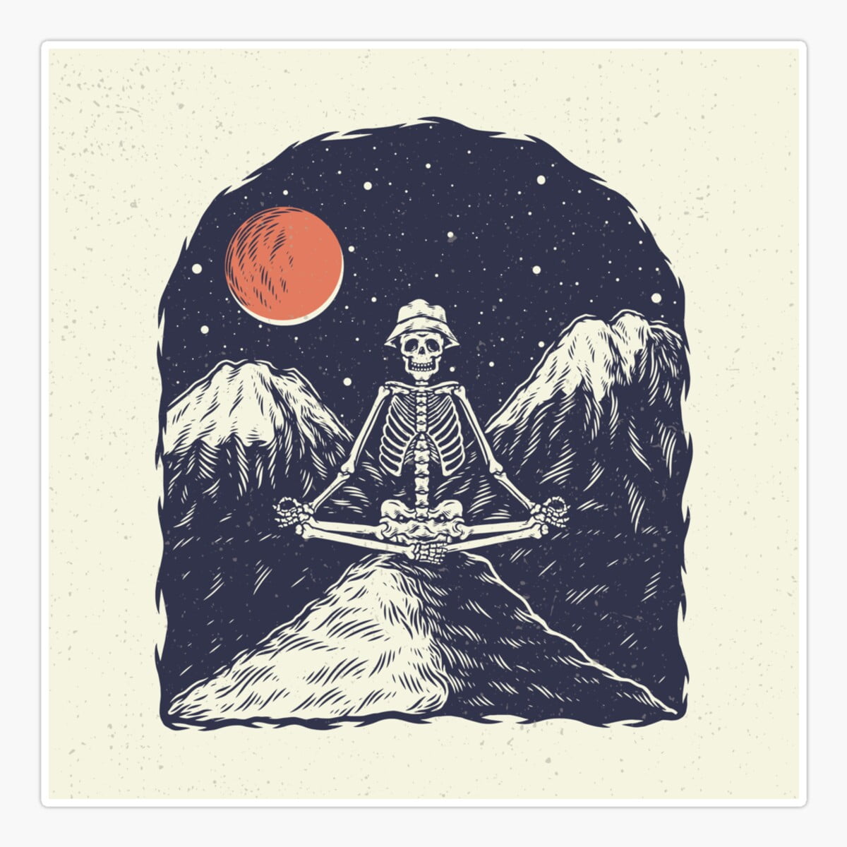 Maneki Hand Drawing Illustration Skeleton Skull Concept Rom Skeleton ...