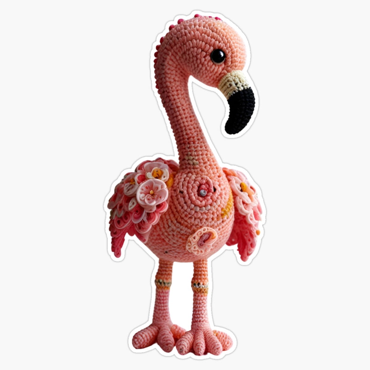 Maneki Happy Flamingo Days Er, Phone Decal Water Bottle Stickers Car ...