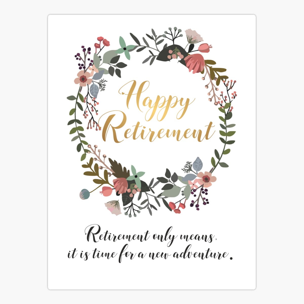 Maneki Happy Retirement Thank You Card Farewell Gift Leaving Er, Phone ...