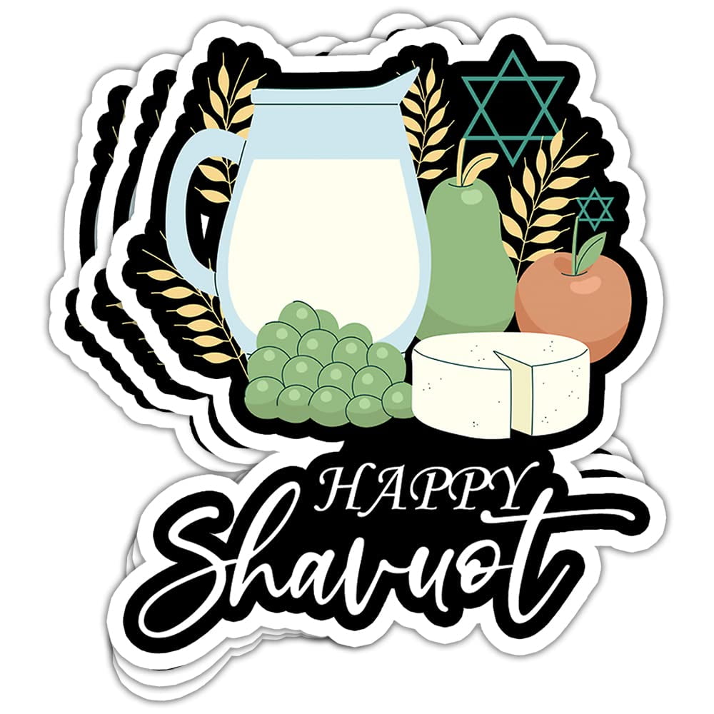 Maneki Happy Shavuot 2023 Sticker Jewish American Heritage Month ...