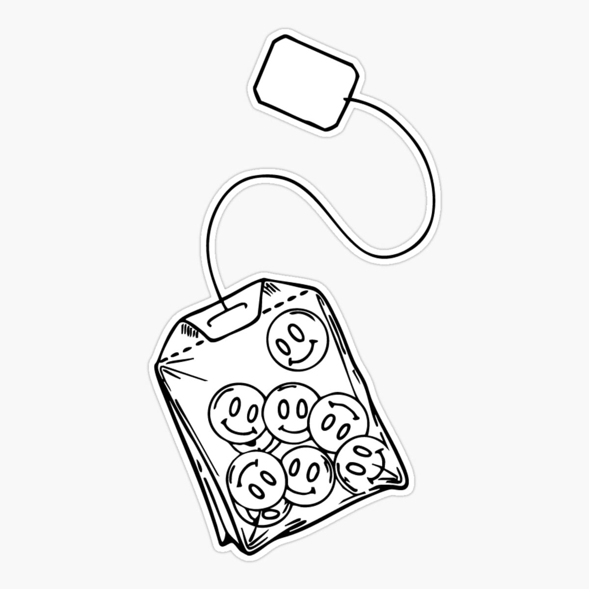 Maneki Happy Tea Bags Er, Phone Decal Water Bottle Stickers Car Decals ...