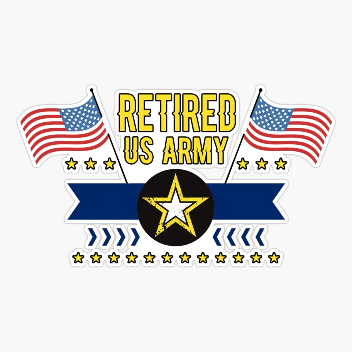 Maneki Happy Veterans Day Retired Us Army, Gift Idea For Veterans Day ...