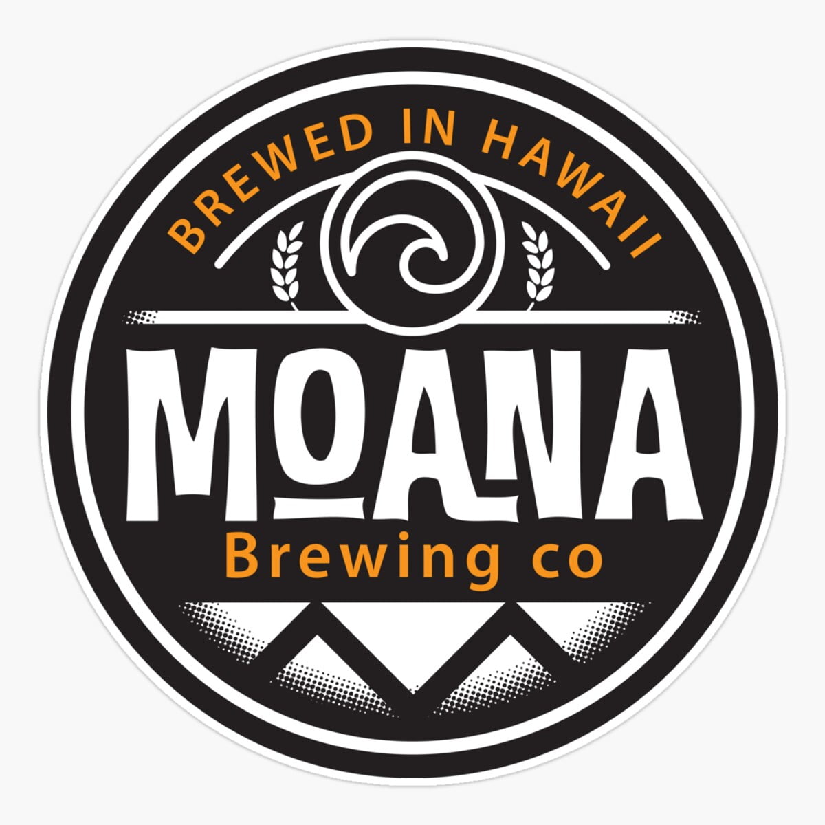 Maneki Hawaii Based Moana Brewing Company Er, Phone Decal Water Bottle ...