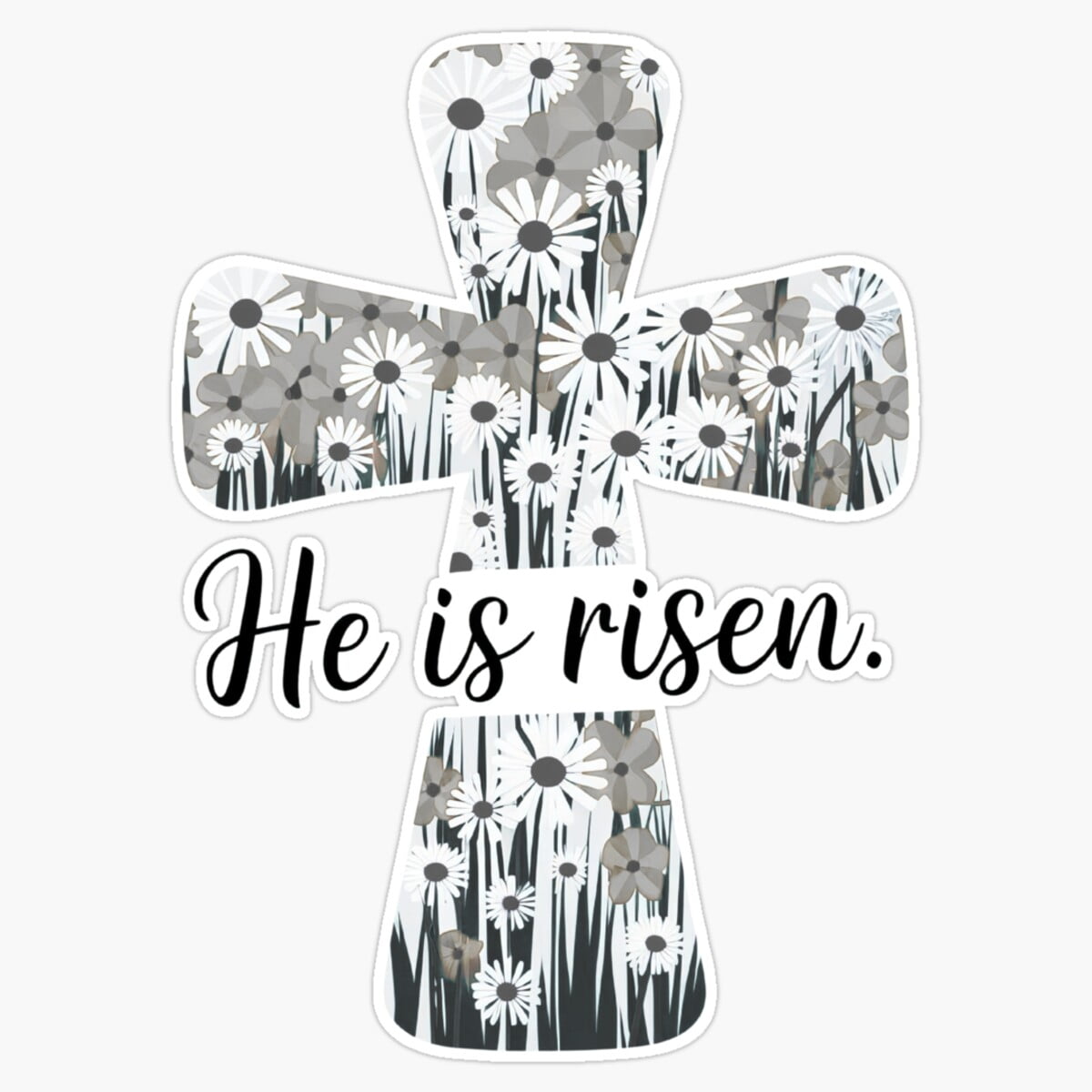 Maneki He Is Risen Er, Phone Decal Water Bottle Stickers Car Decals ...