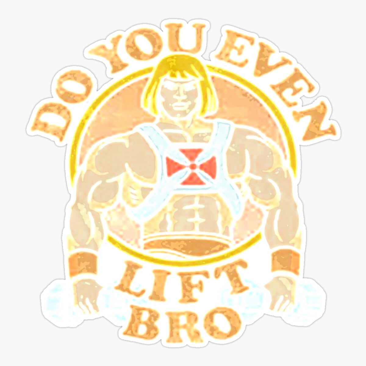 Maneki He Man Do You Even Lit Bro Sticker, Phone Decal Water Bottle ...