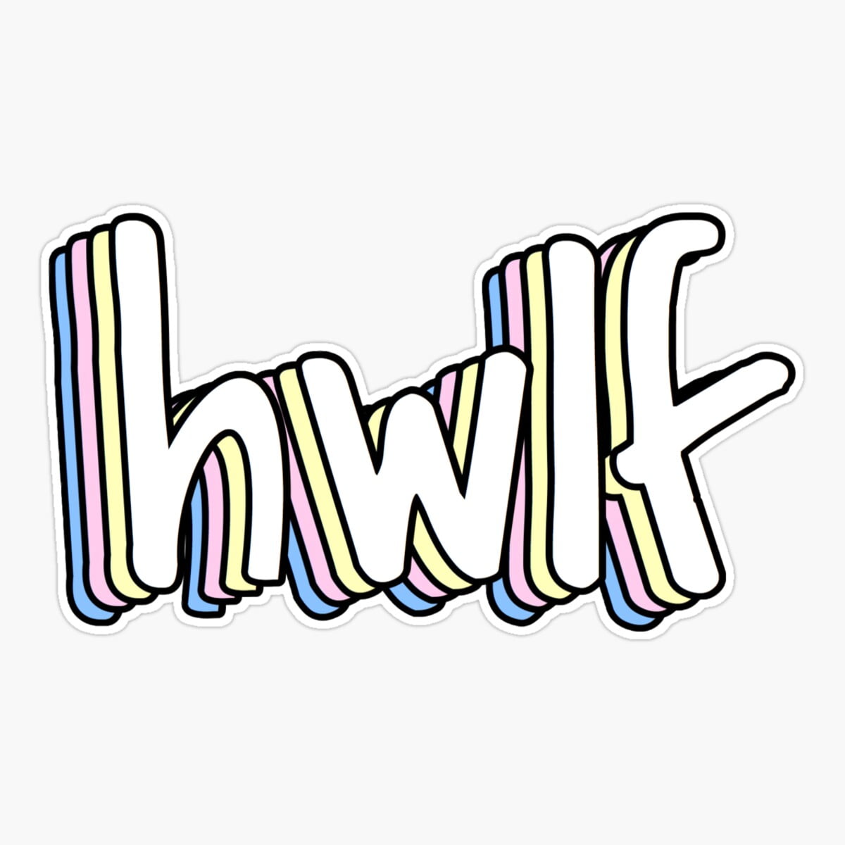 Maneki He Would Love First X Hwlf Er, Phone Decal Water Bottle Stickers ...