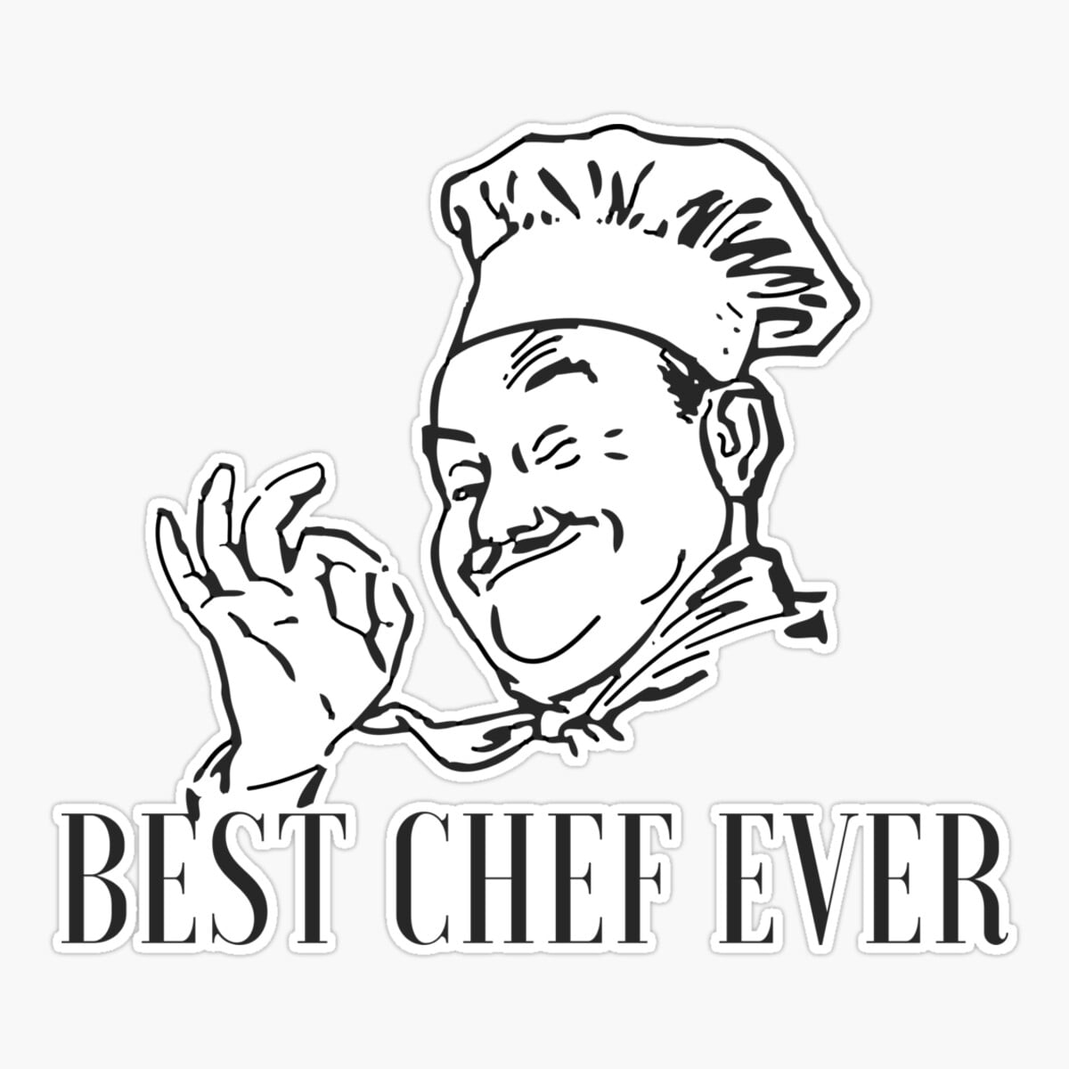 Maneki Head O Cooking Sticker, Phone Decal Water Bottle Stickers Car ...