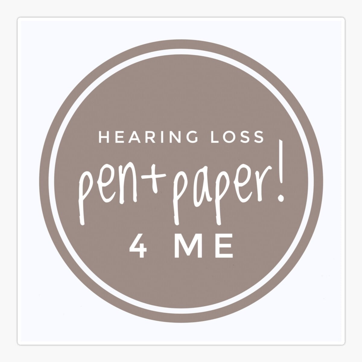 Maneki Hearing Loss Pen + Paper 4 Me Design For Disabilities And ...