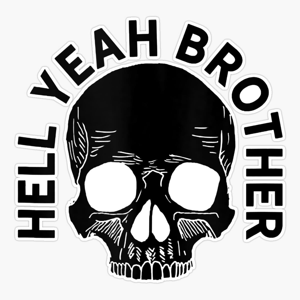 Maneki Hell Yeah Brother Er, Phone Decal Water Bottle Stickers Car ...