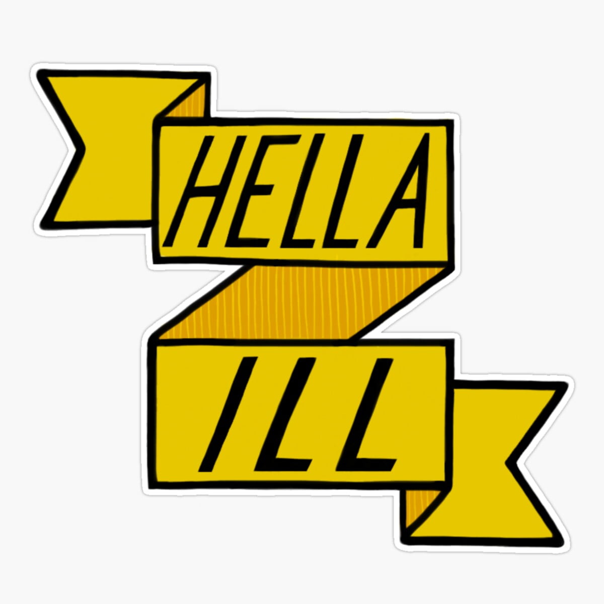 Maneki Hella Ill Er, Phone Decal Water Bottle Stickers Car Decals ...