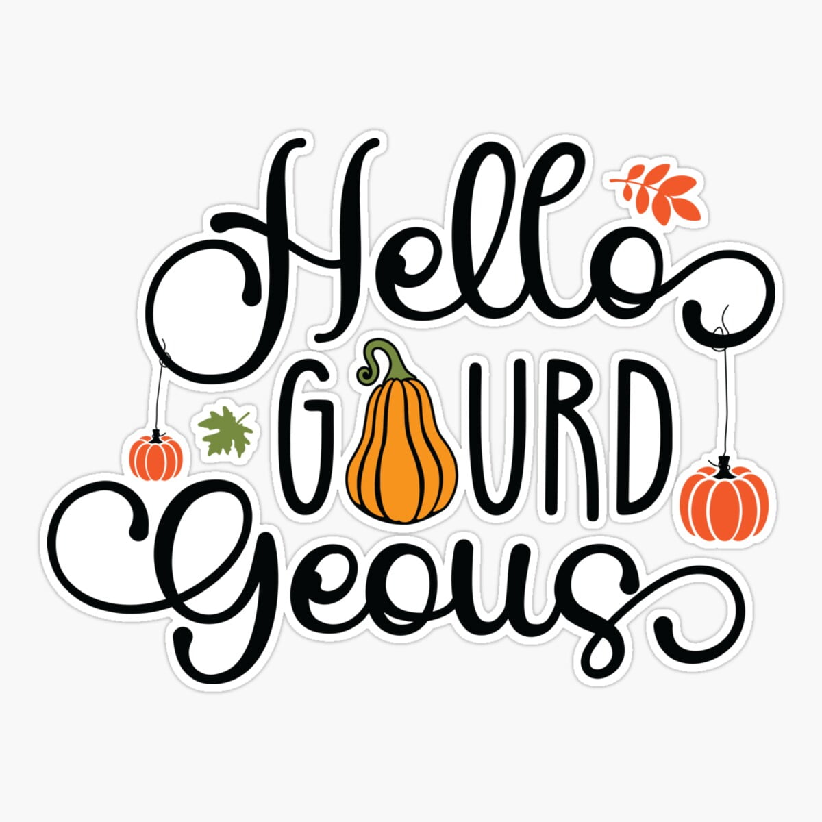 Maneki Hello Gourd Geous,Fall Pumpkin Ghost October Skeleton Creepy ...