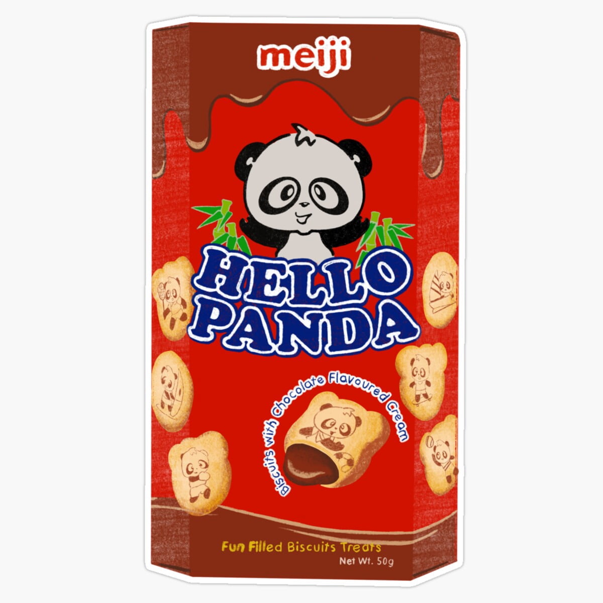 Maneki Hello Panda Er, Phone Decal Water Bottle Stickers Car Decals ...