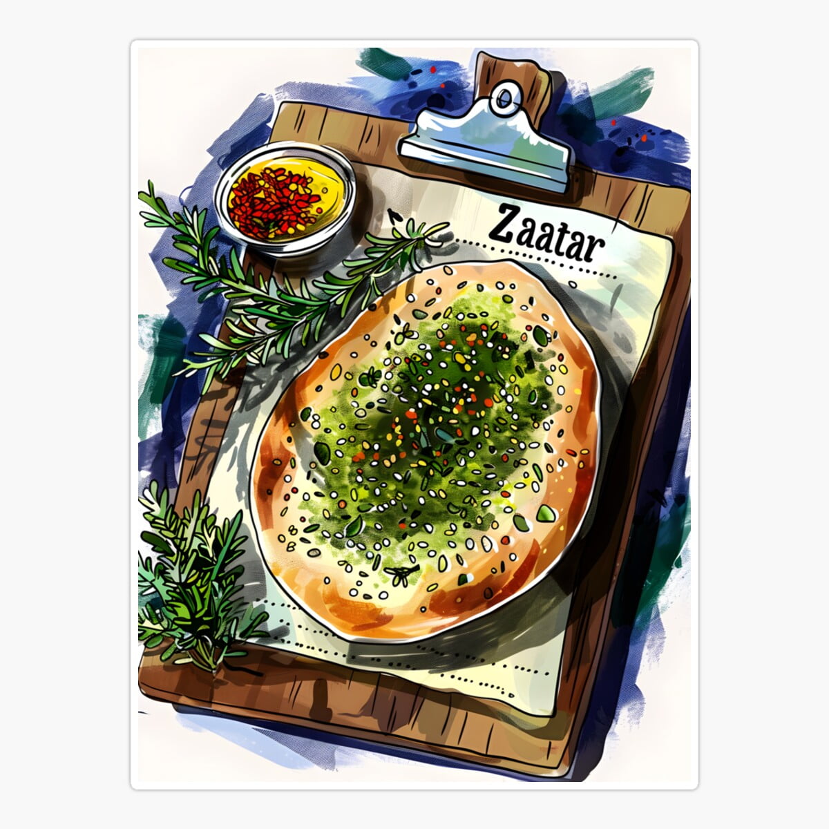 Maneki Herbaceous Elegance: The Rich, Savory Blend O Zaatar In ...