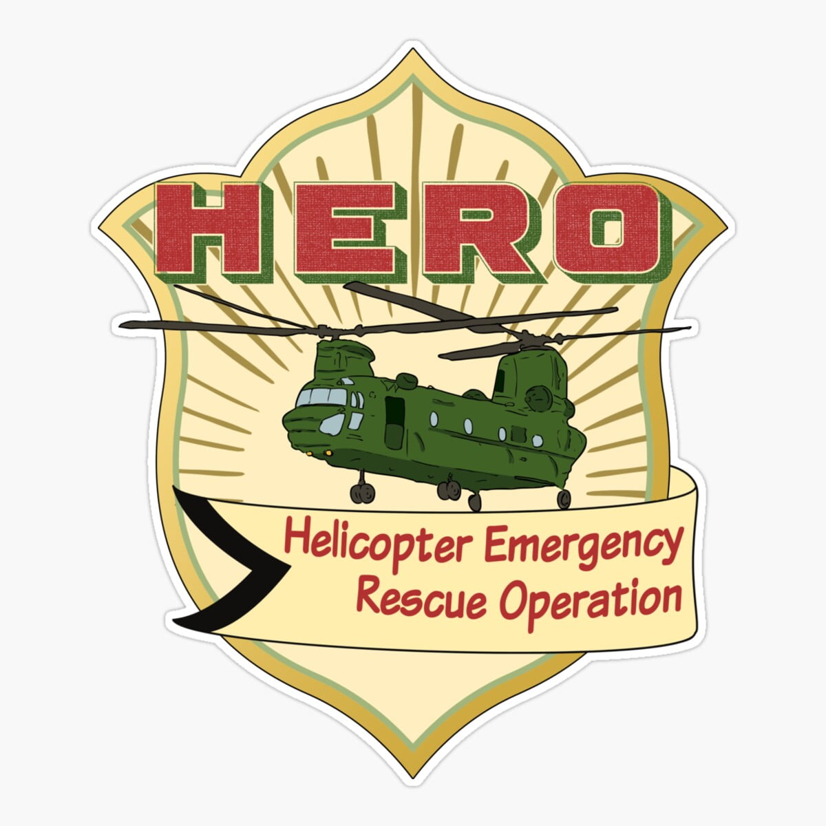 Maneki Hero Helicopter Emergency Rescue Operation Er, Phone Decal Water ...