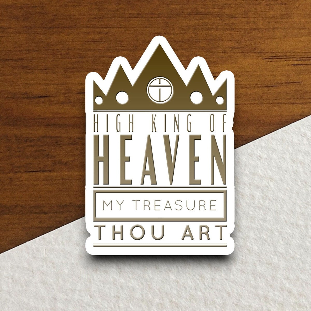 Maneki High King Of Heaven My Treasure Sticker, Religious Sticker ...