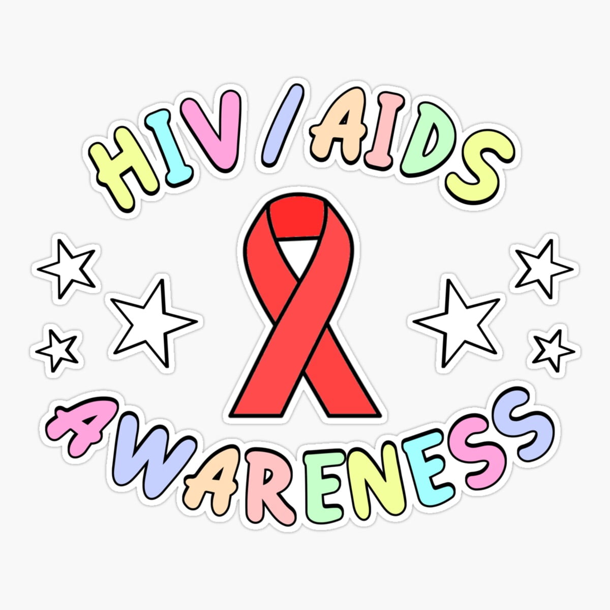 Maneki Hiv / Aids - Disability Awareness Er, Phone Decal Water Bottle ...